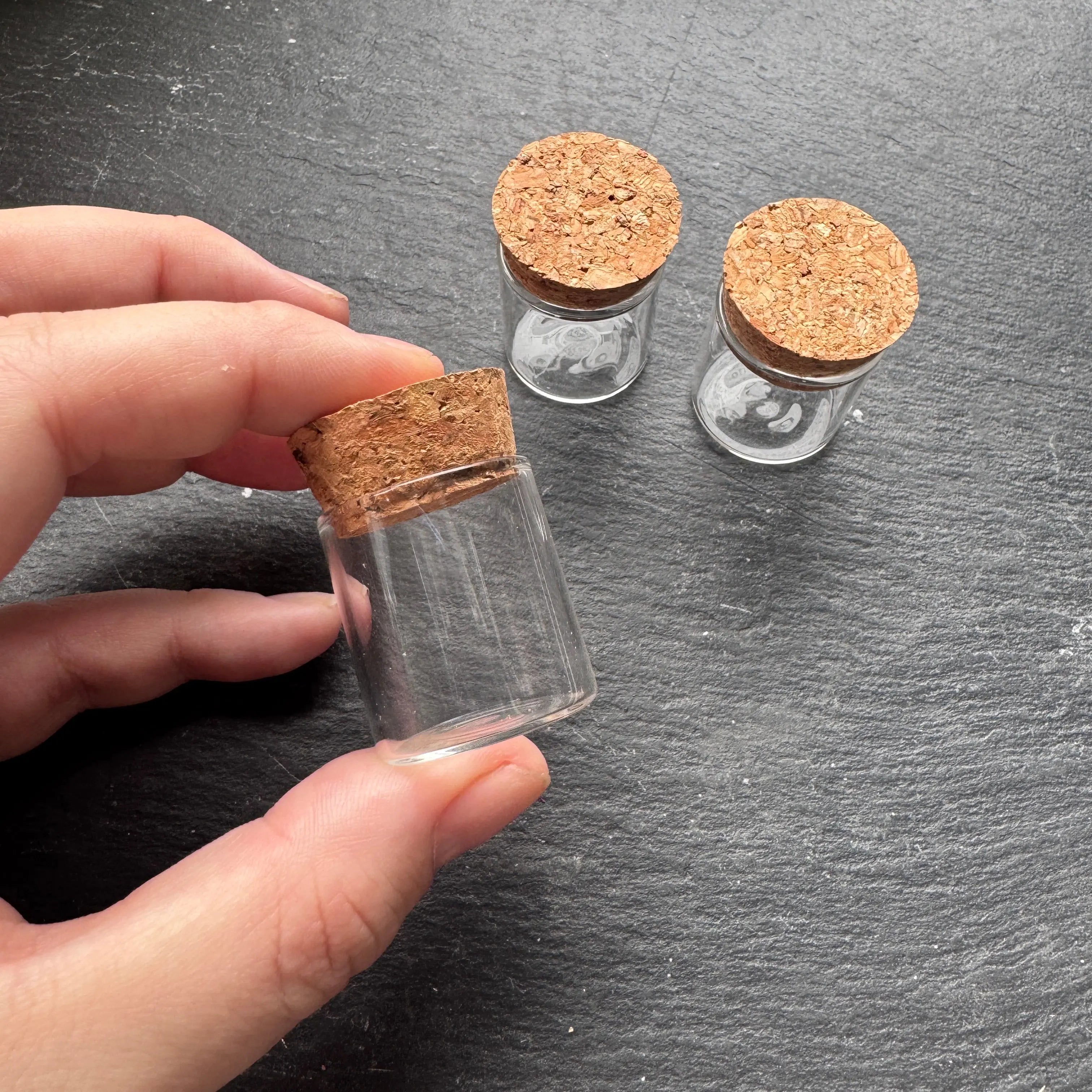 Glass Cork Vial (Small) – The Spiritual Toolbox